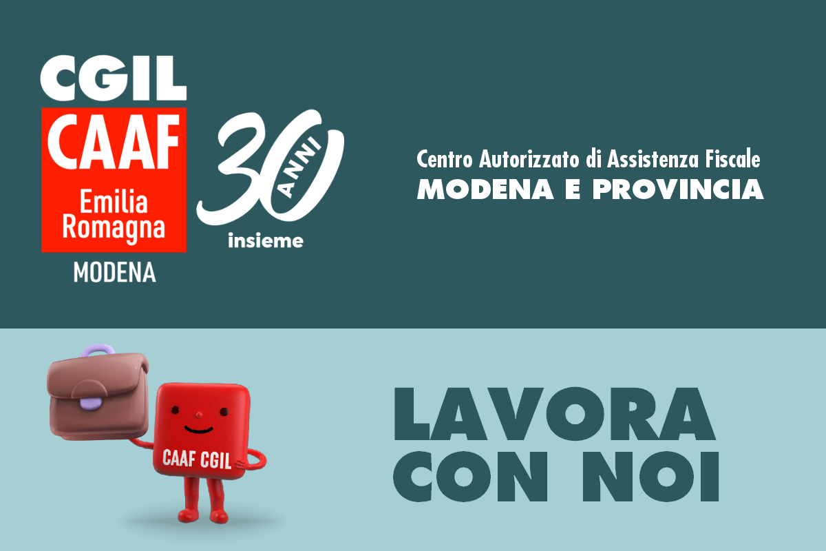 CAAF CGIL: LAVORA CON NOI PER LA CAMPAGNA FISCALE - CAAF CGIL Emilia ...